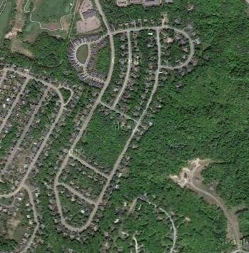 Has anyone else noticed the phallic road pattern in Essex Junction? | Scrolller
