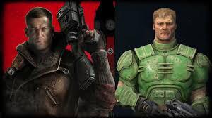 Has anyone thought Anderson look like a Doomguy and Blazkowicz fusion | Scrolller