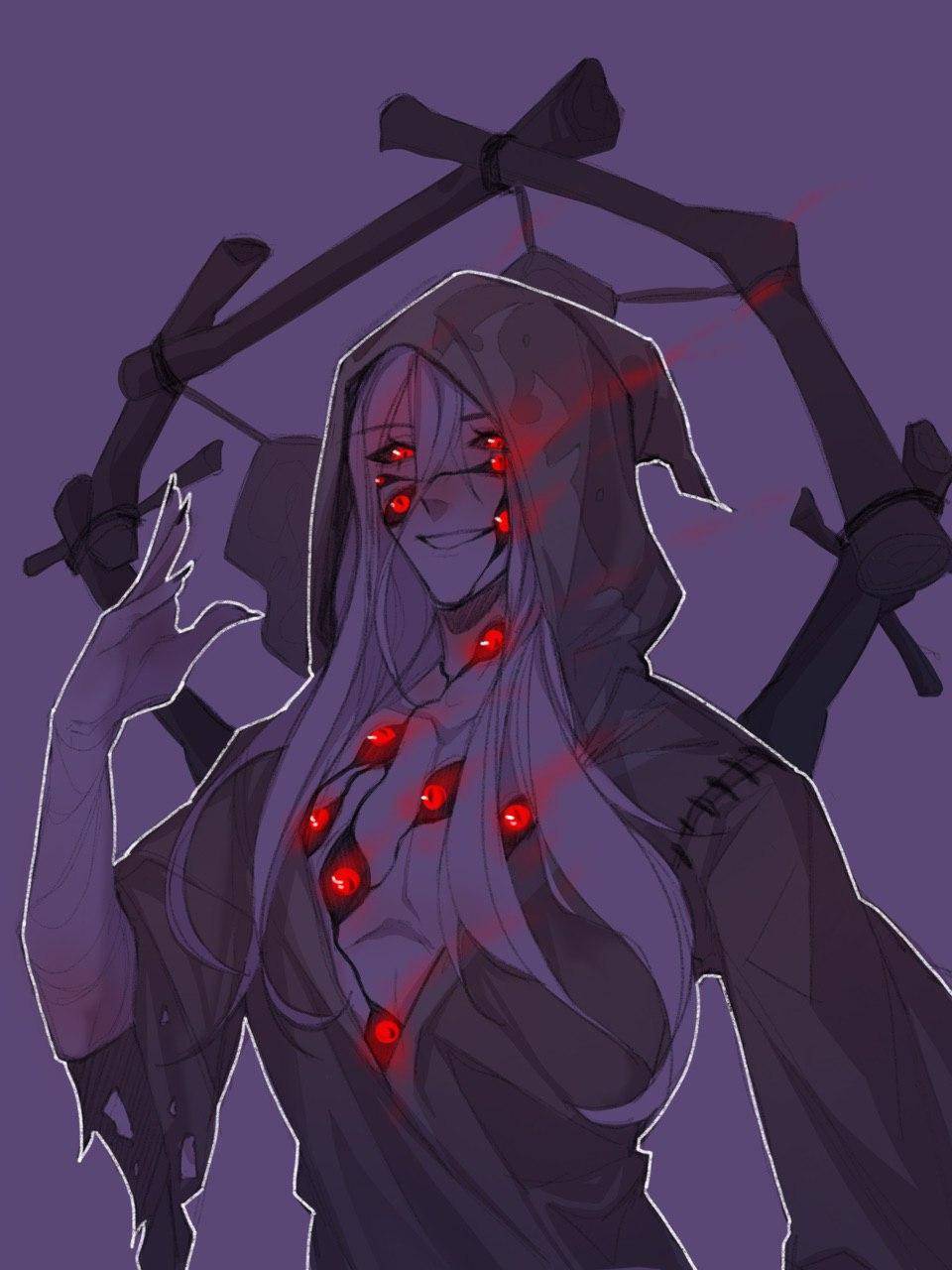 hastur but with titties and face.. ..... head empty .. | Scrolller