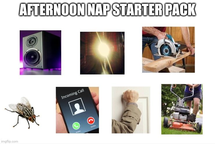 Trying to sleep during the day because you work overnight starterpack | Scrolller