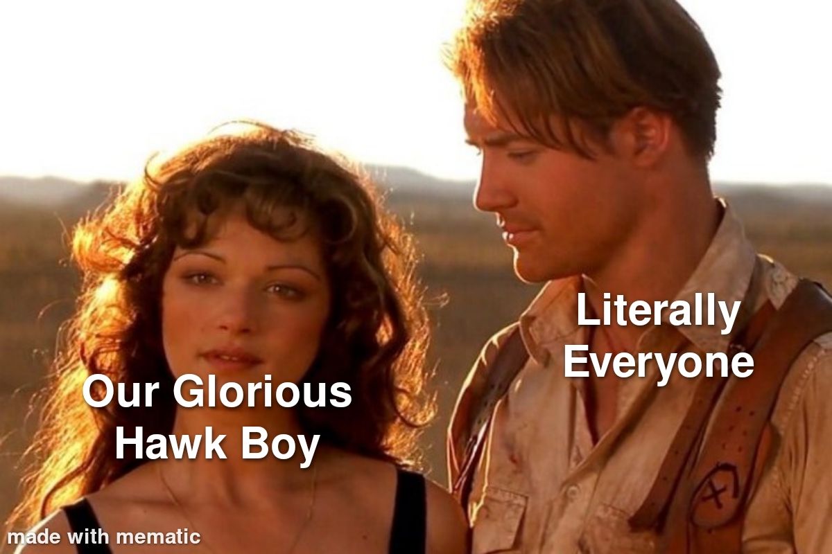 Hawk boy good horus bad | Scrolller