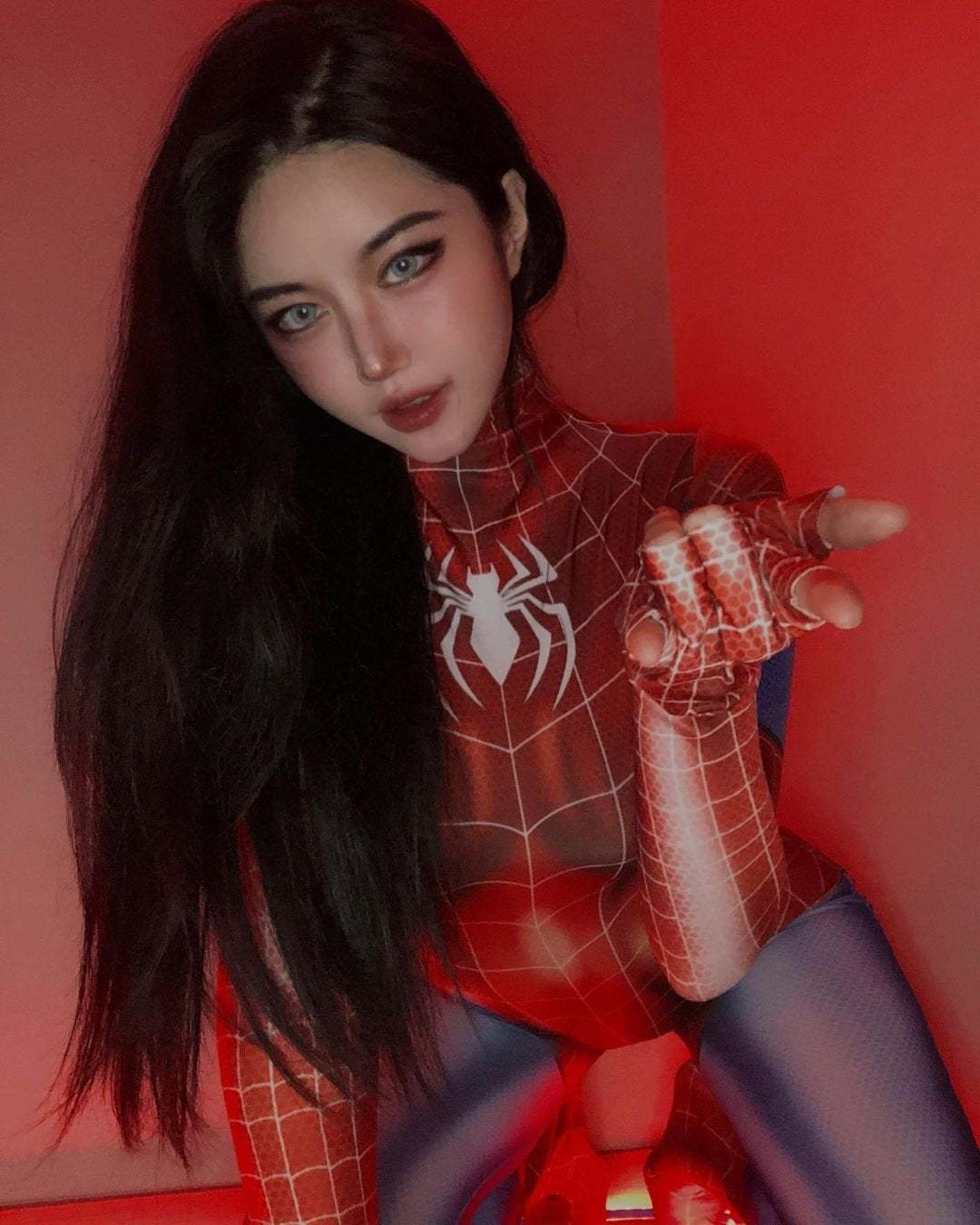 Hayoon in Spiderman catsuit | Scrolller