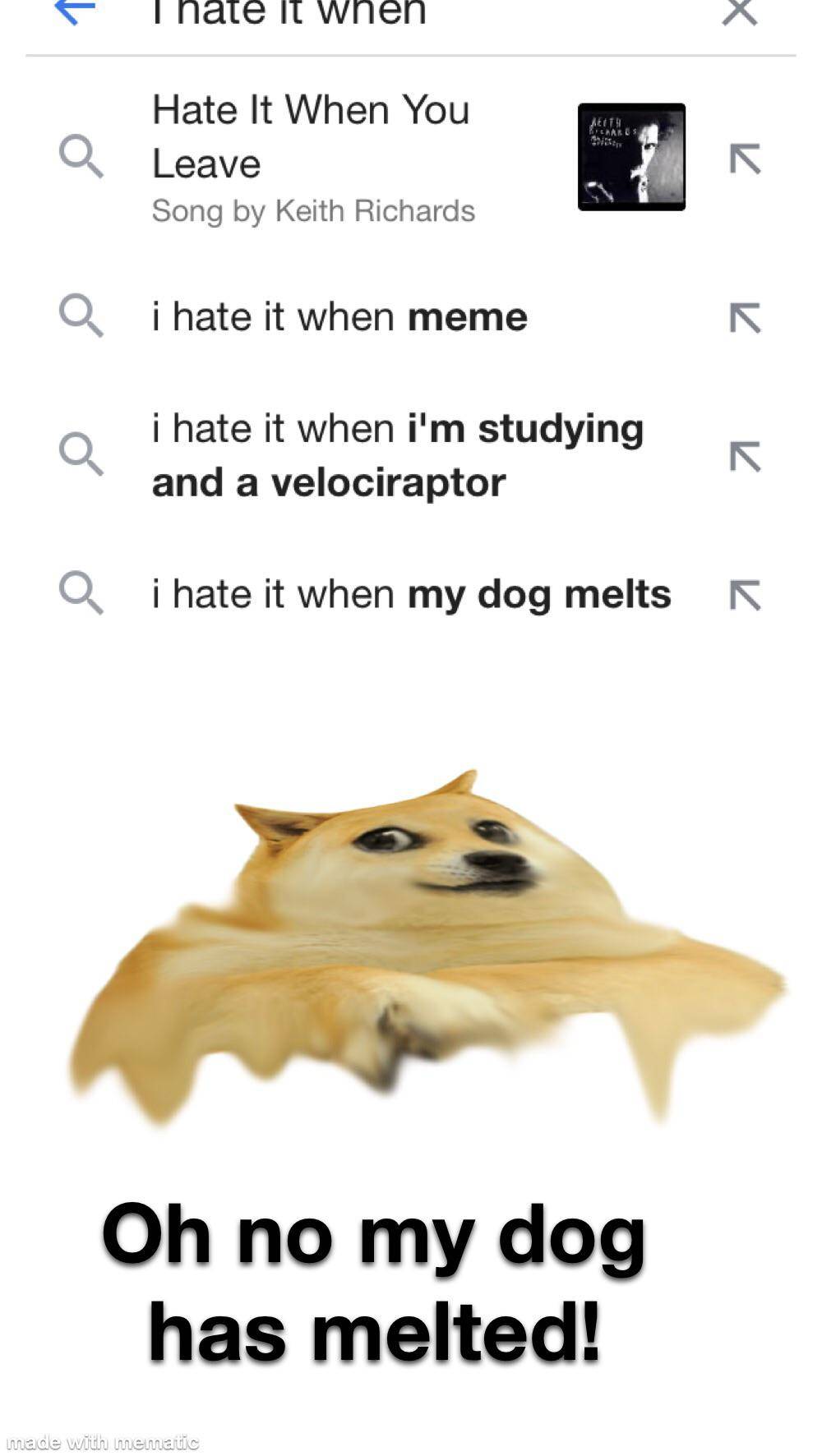 He do be melting | Scrolller