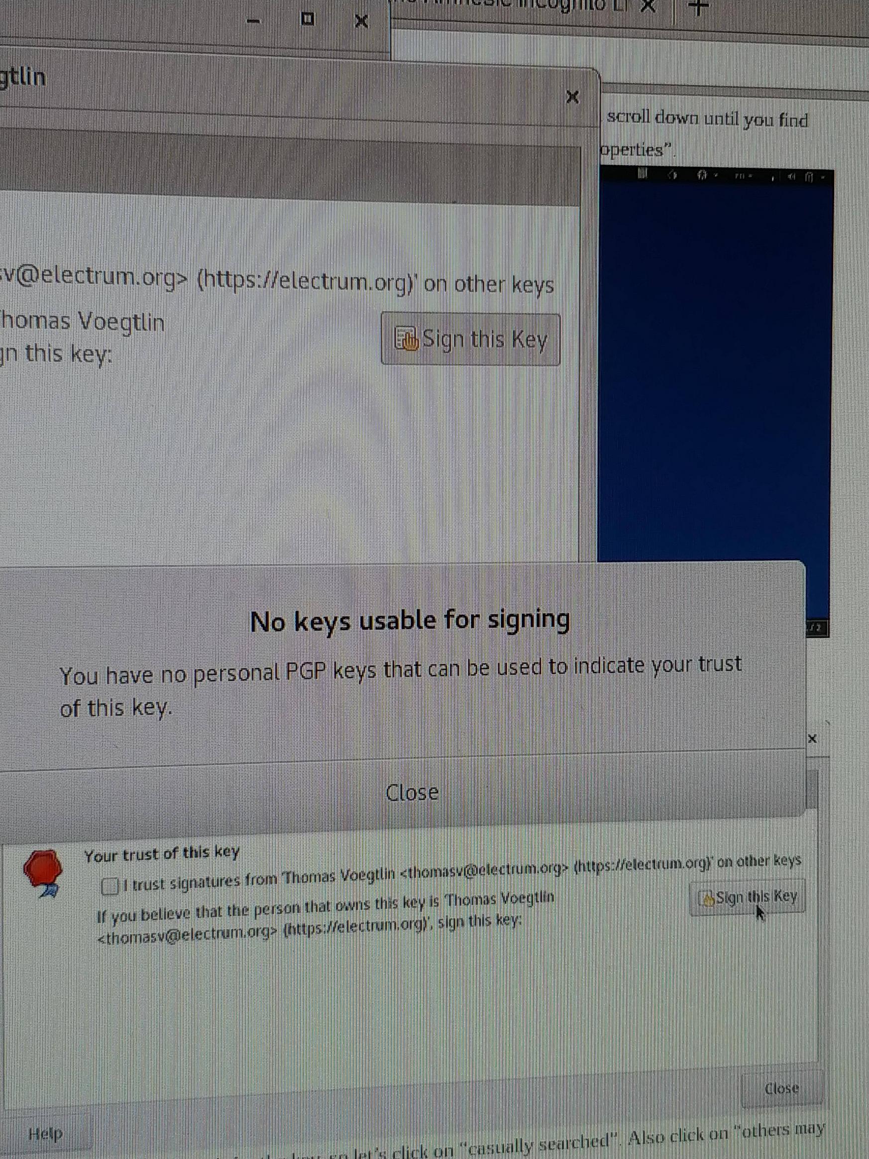 (HELP) Cannot sign key within Tails? | Scrolller