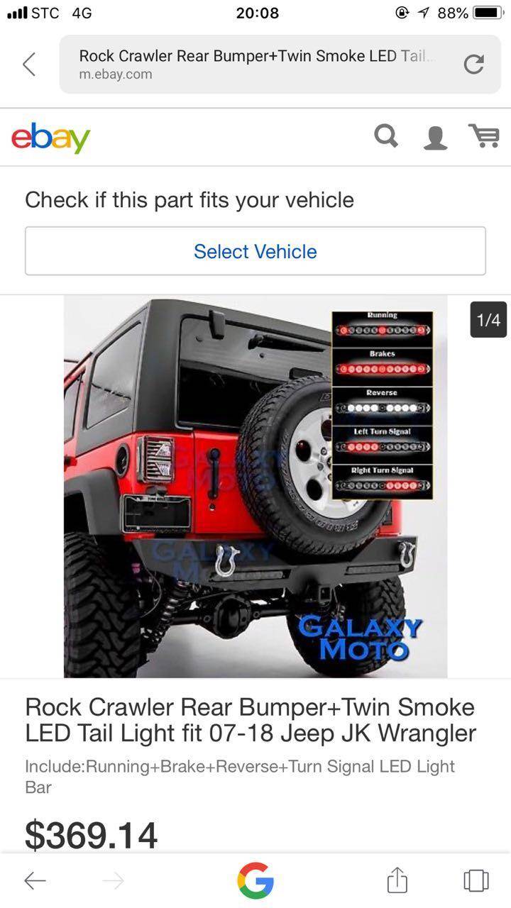 [HELP] Overseas shipping this Rear Bumper | Scrolller