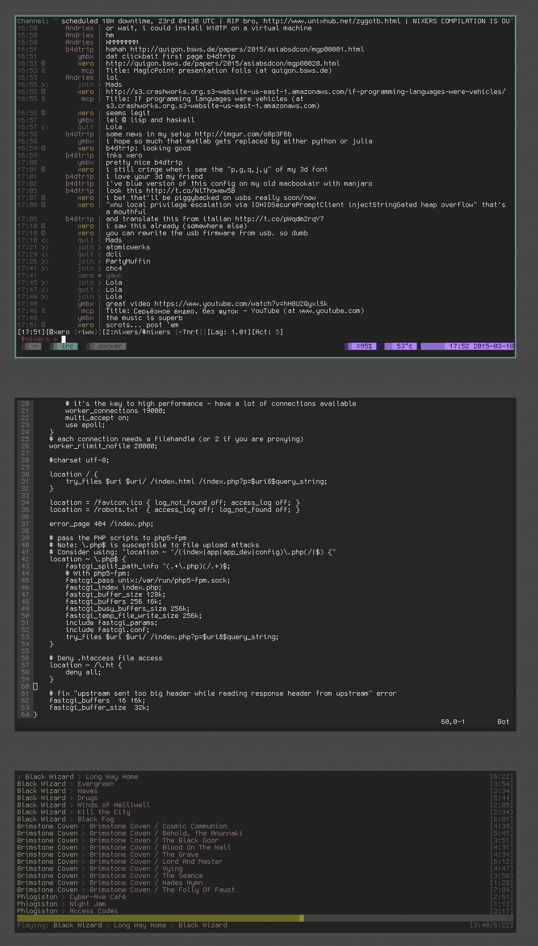 [herbstluftwm] life in the terminal | Scrolller