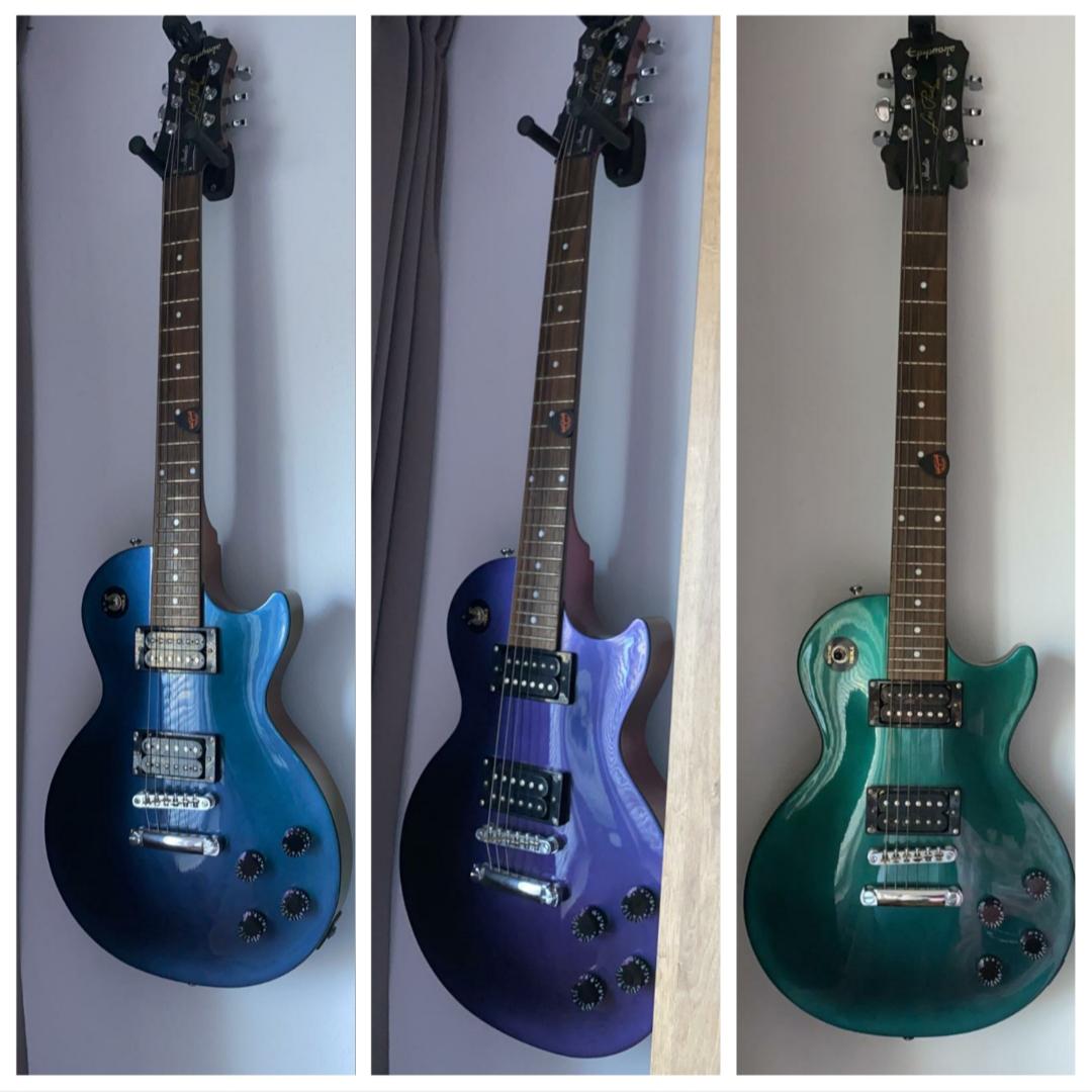 Here is my limited edition epiphone chameleon, one of my babes | Scrolller