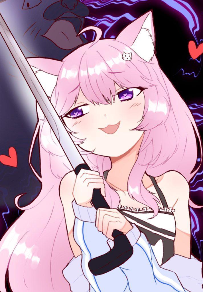 Here is Nyanners and her HEAVY DUTY SWORD CANE | Scrolller