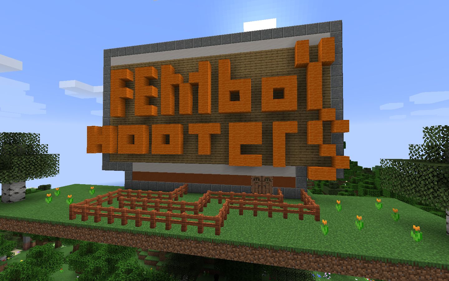 Here is the absolutely stunning Femboy Hooters that I built in minecraft! | Scrolller