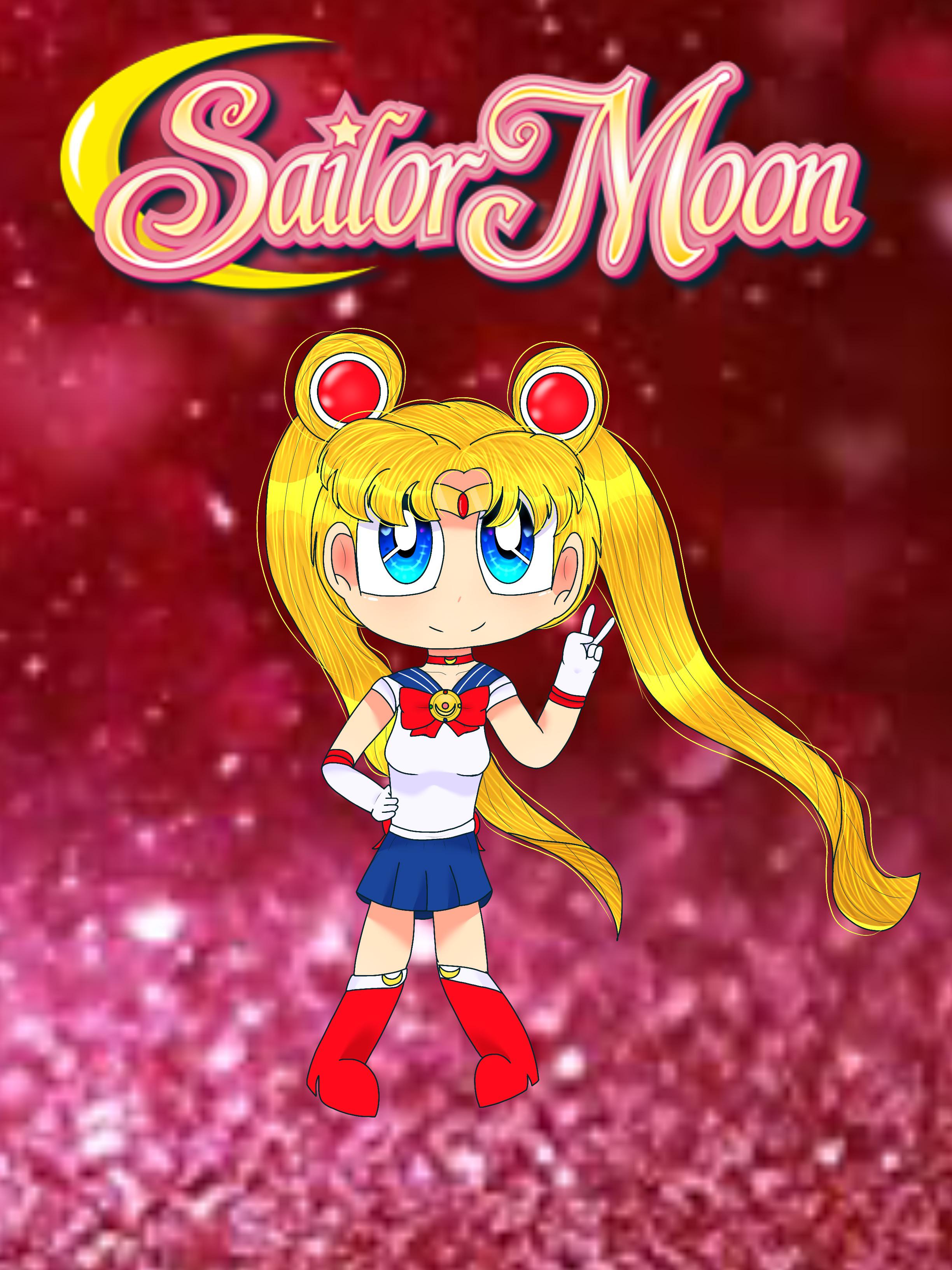 Here’s my artwork of sailor moon :) | Scrolller