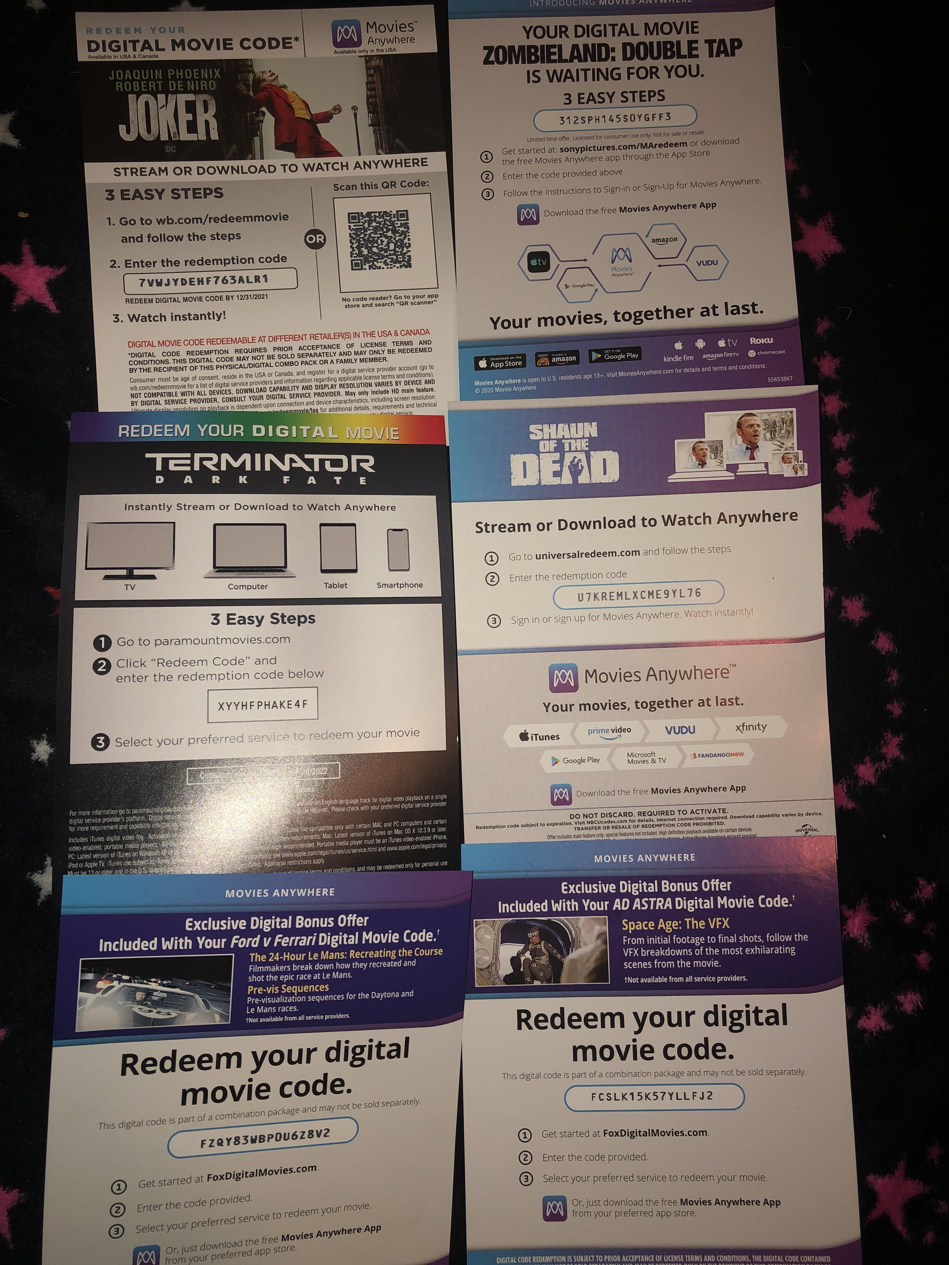 Here’s Some New/Newish Release 4K Codes Up For Grabs. Hope you enjoy the movies! | Scrolller