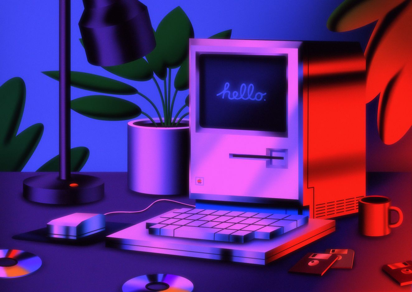 heres a semi-outrun-ish illustration i did | Scrolller