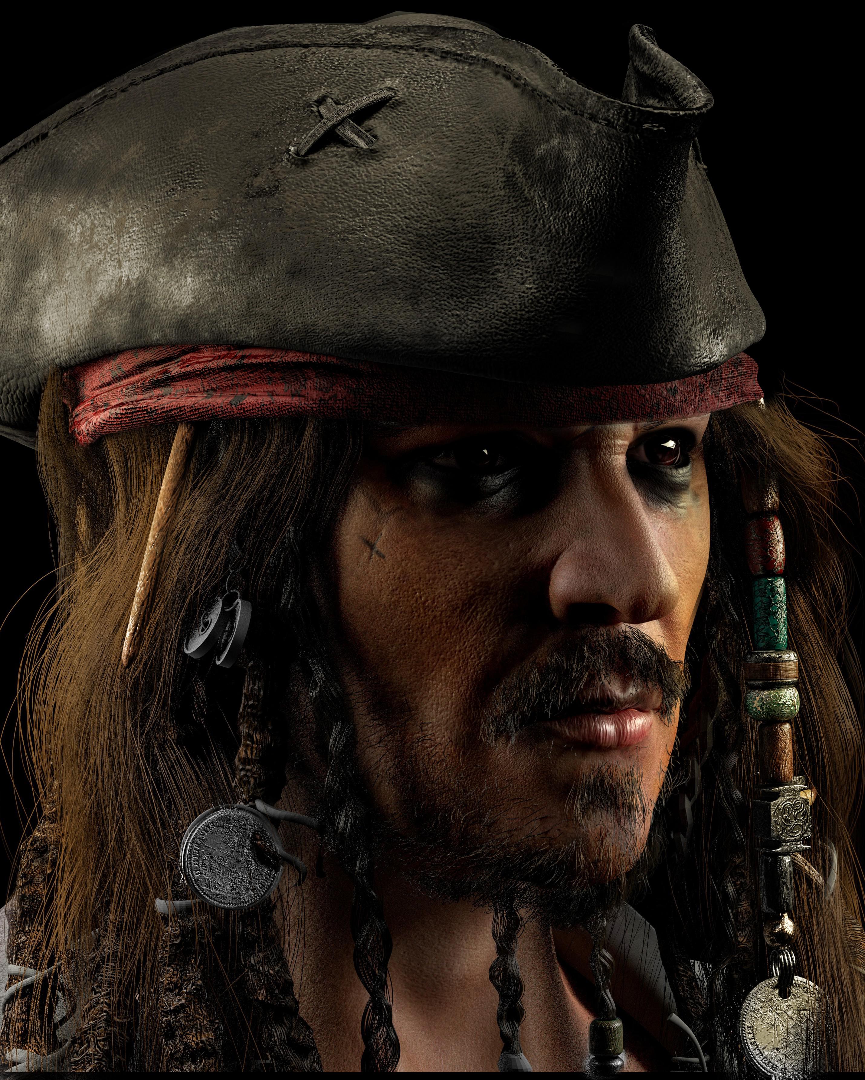 Here's an update on the Captain Jack Sparrow Bust I posted a couple of ...