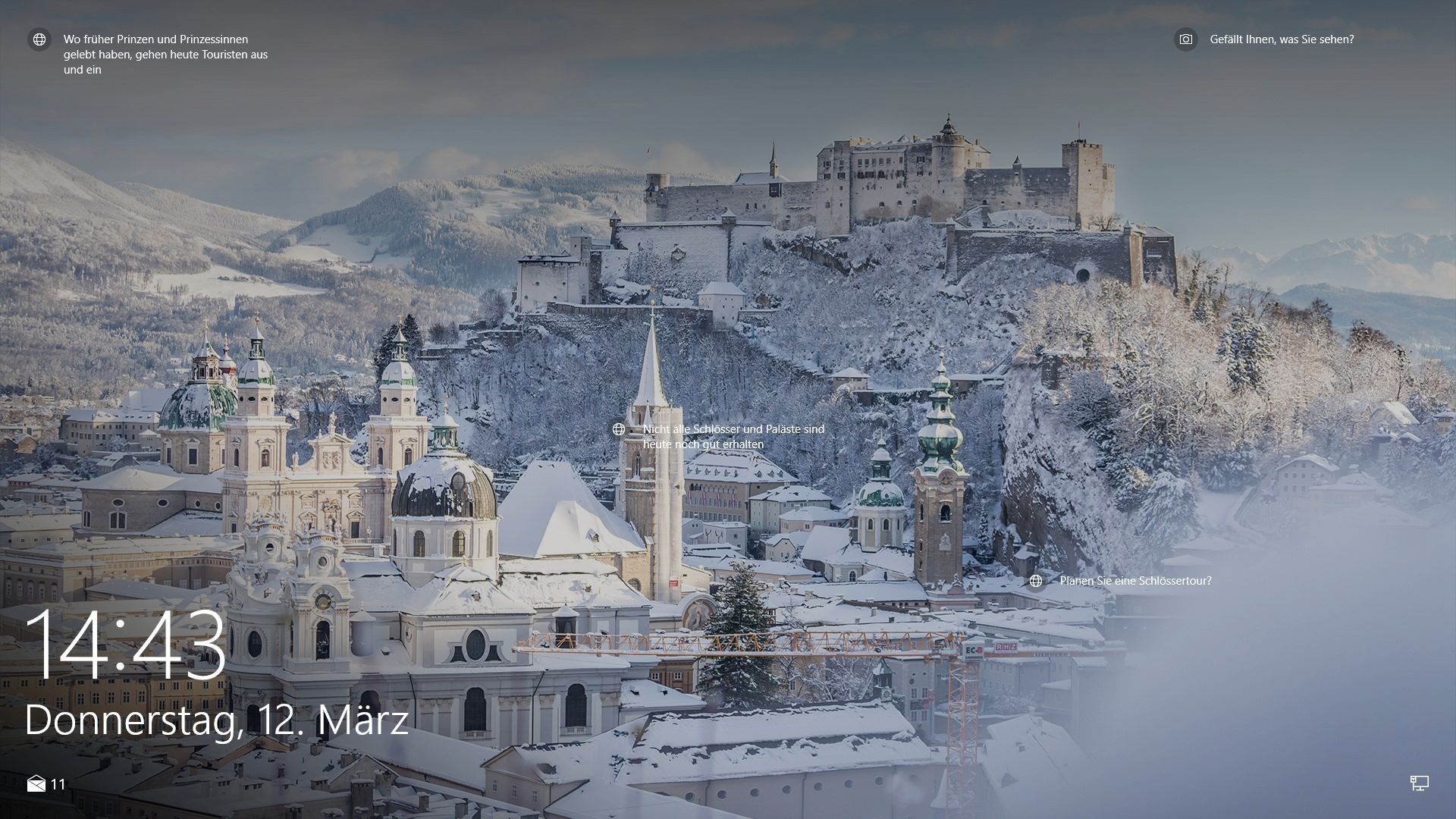 Heute ist Salzburg im Windows 10 Lock Screen Spotlight | Scrolller