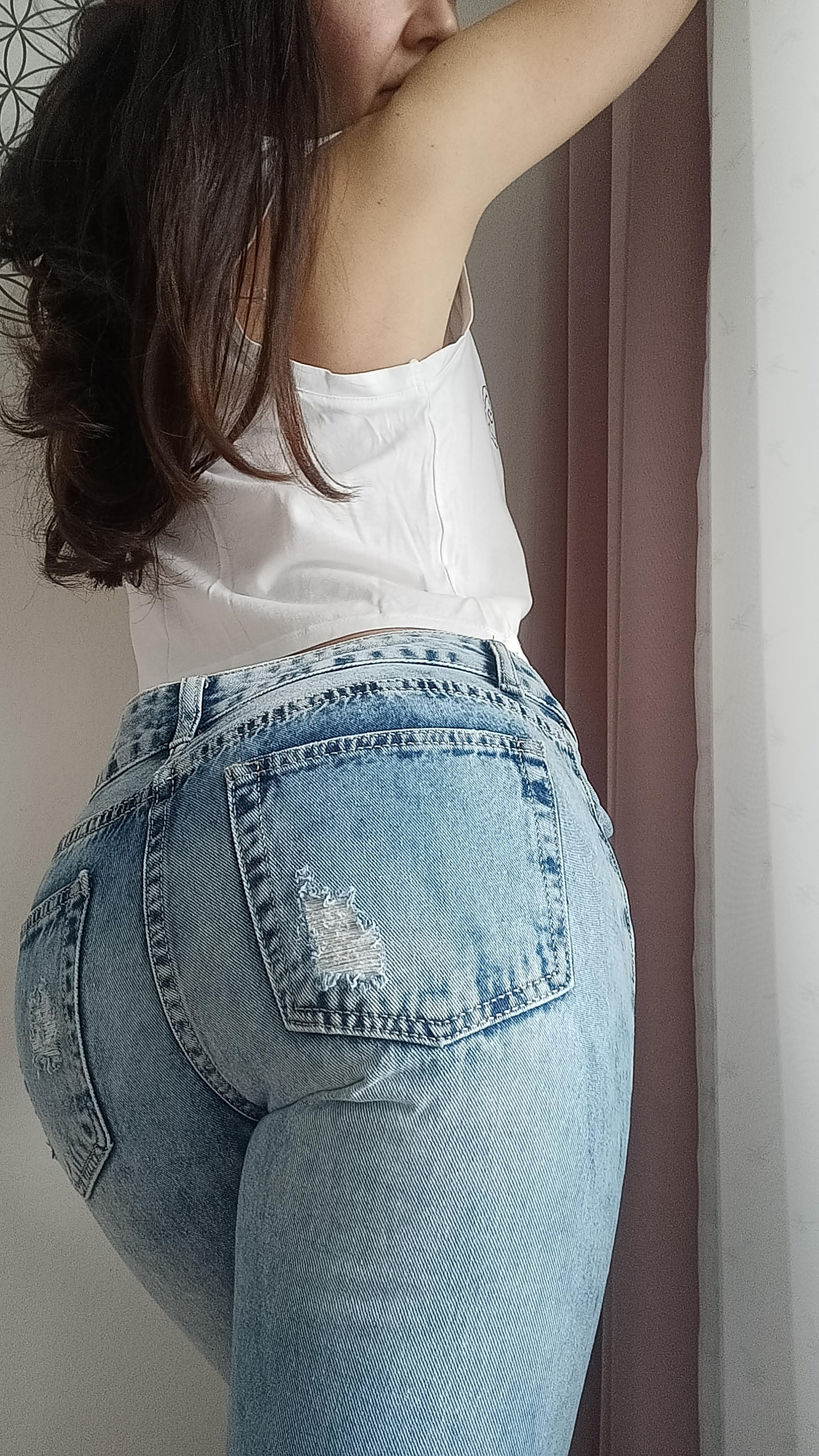 Mom's jeans light blue 💙 | Scrolller