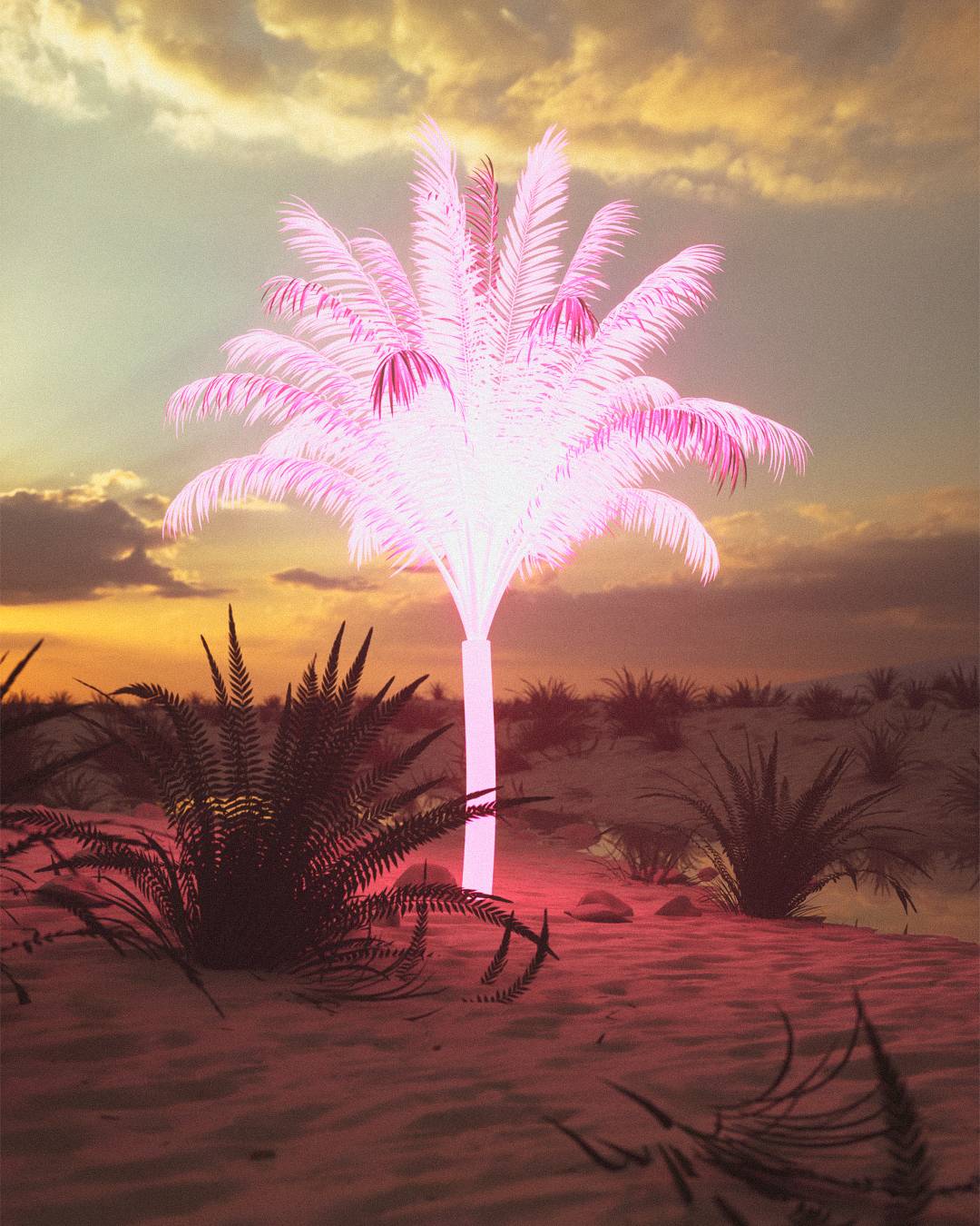 Hidden oasis, me, digital, 2020 | Scrolller