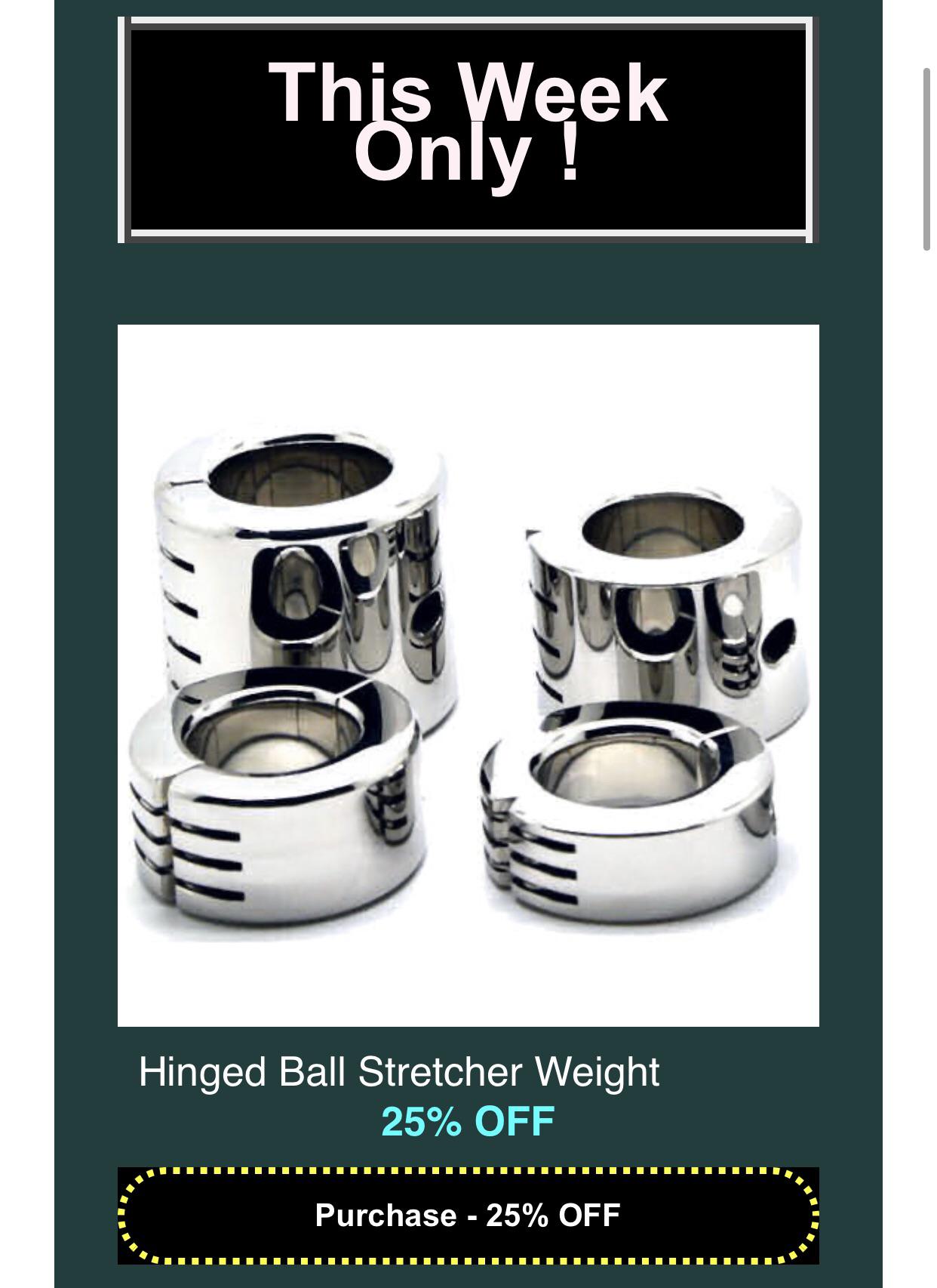 hinged weights on sale at the chain gang! | Scrolller