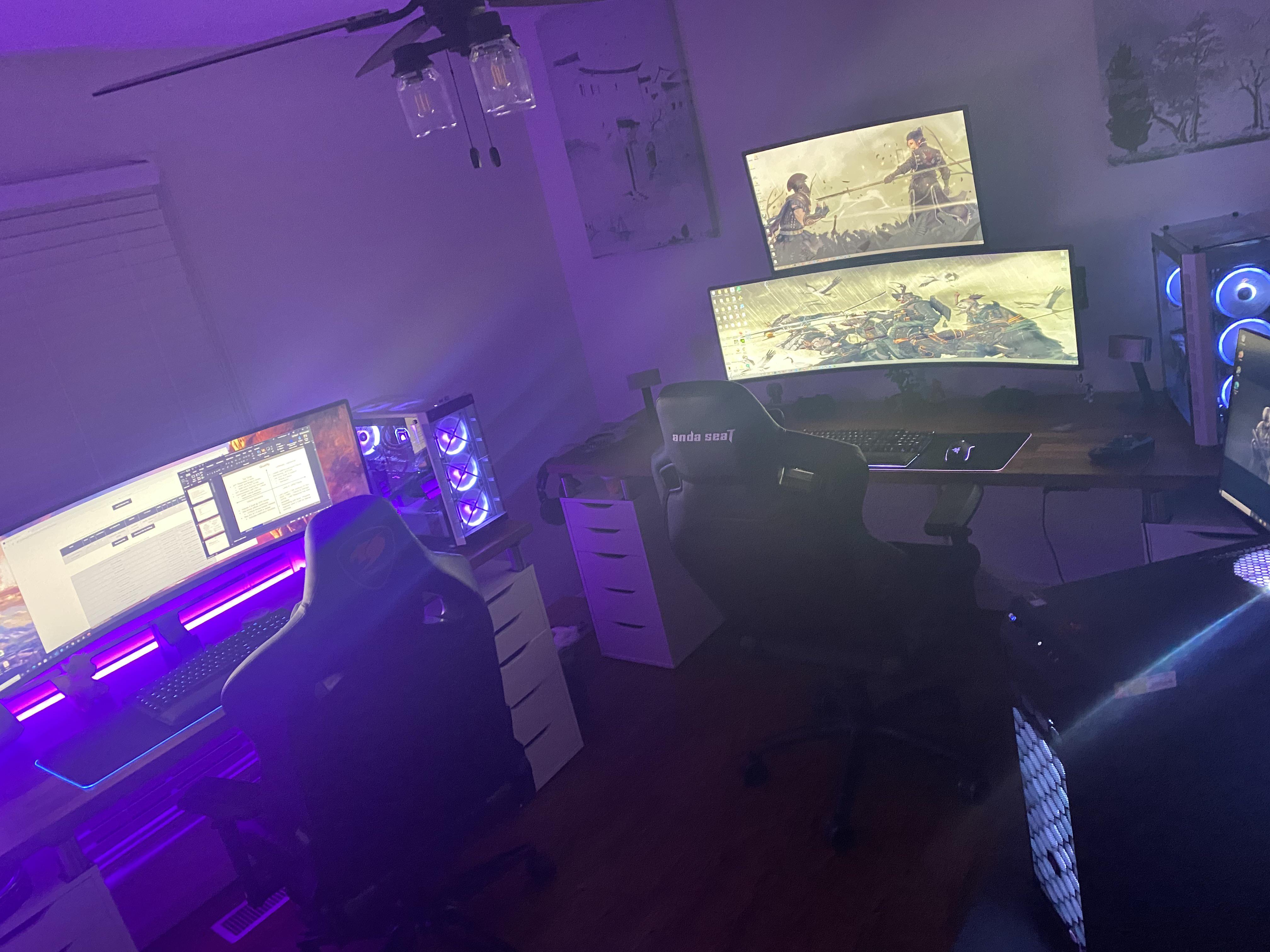 His and Hers Battle Stations | Scrolller