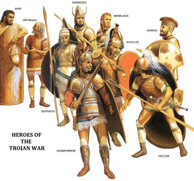 Historically accurate depiction of the heroes of the Trojan War | Scrolller