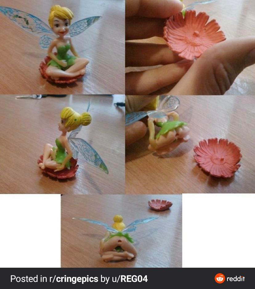 Hmm,nice Tinkerbell design. | Scrolller