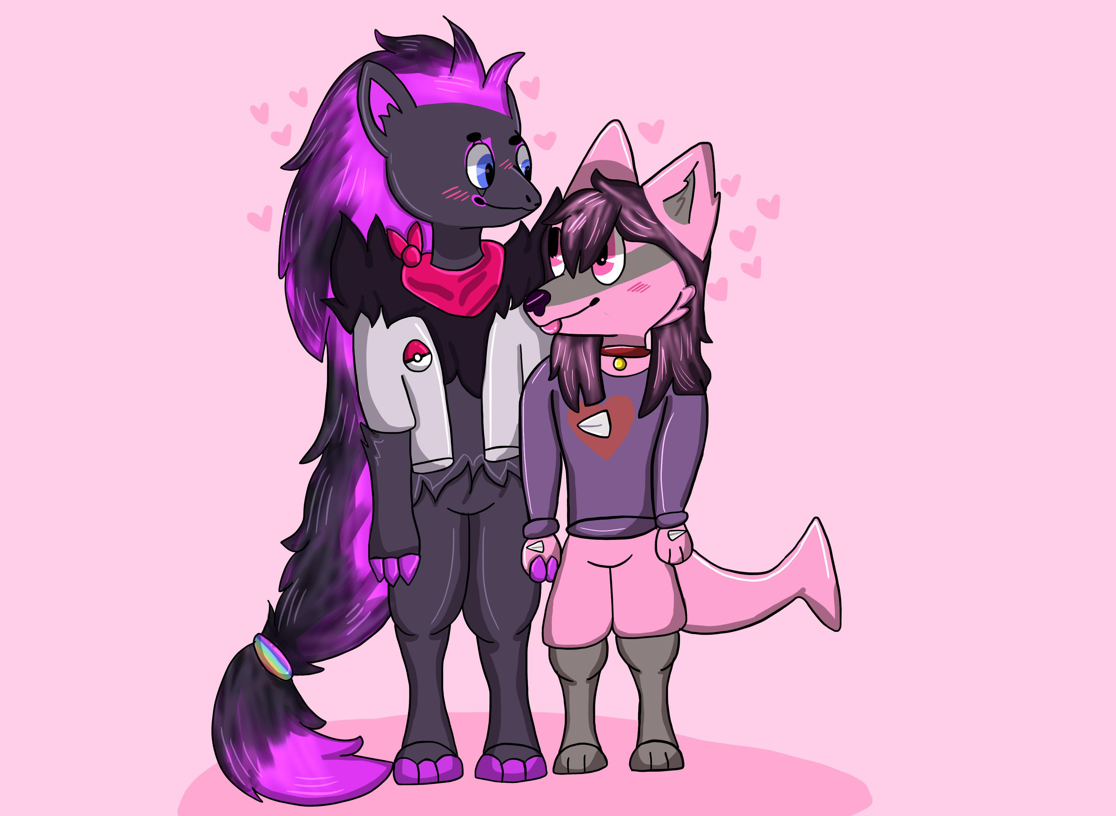 Holding hands :) (Commissions open) | Scrolller