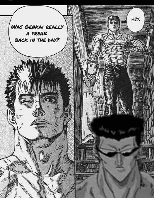 Holup, Guts! Leave Toguro Alone! (Berserk x YuYu Hakusho) | Scrolller