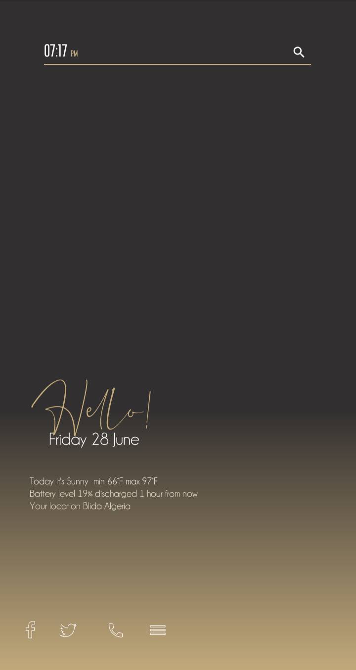 Home screen klwp theme | Scrolller