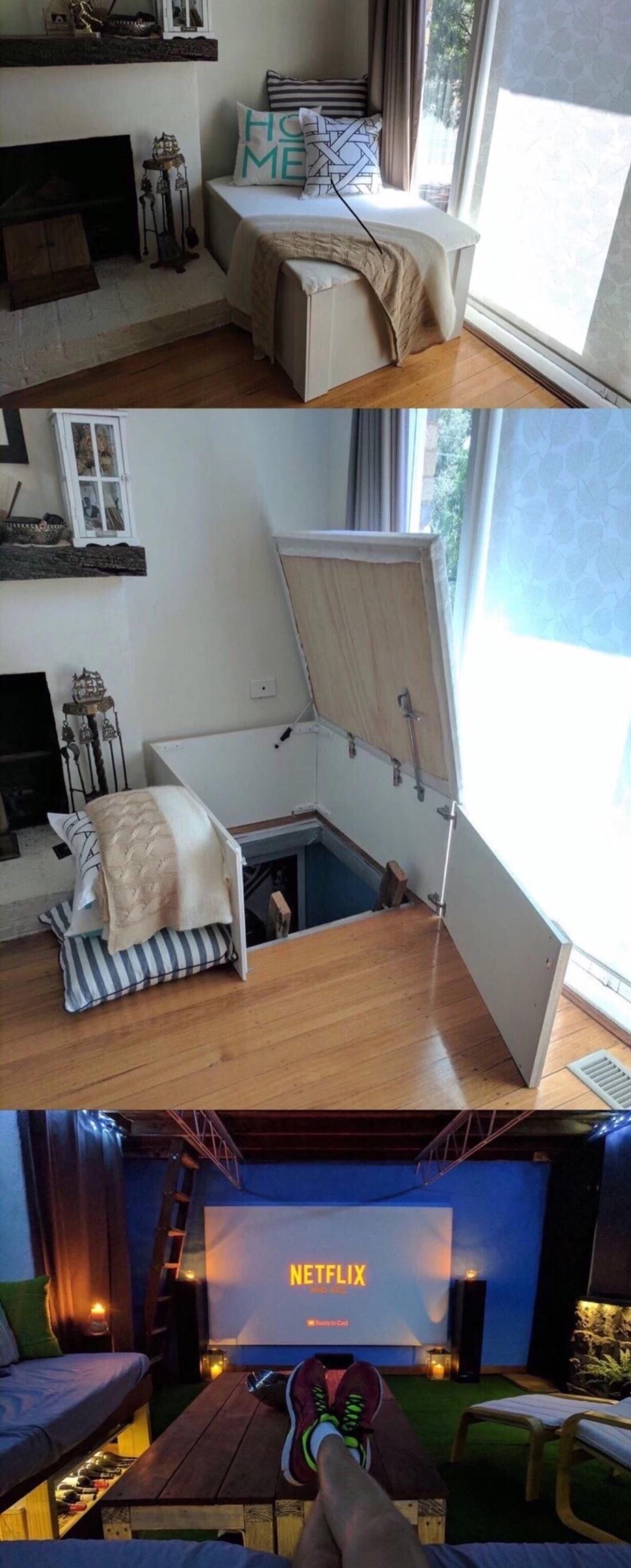 Home theater bunker | Scrolller