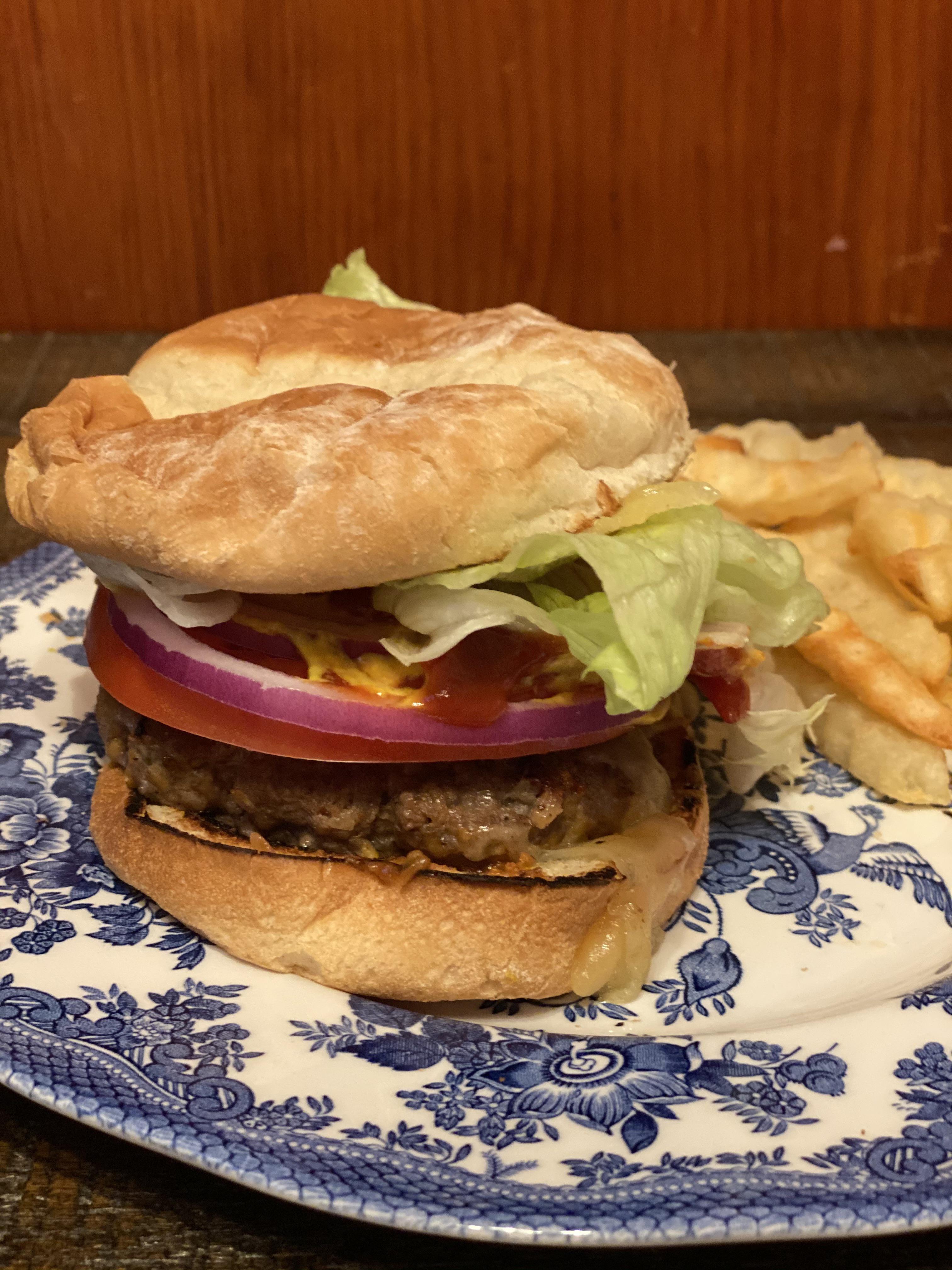 [homemade] Asian-Cajun-Cherokee Fused hamburger. | Scrolller