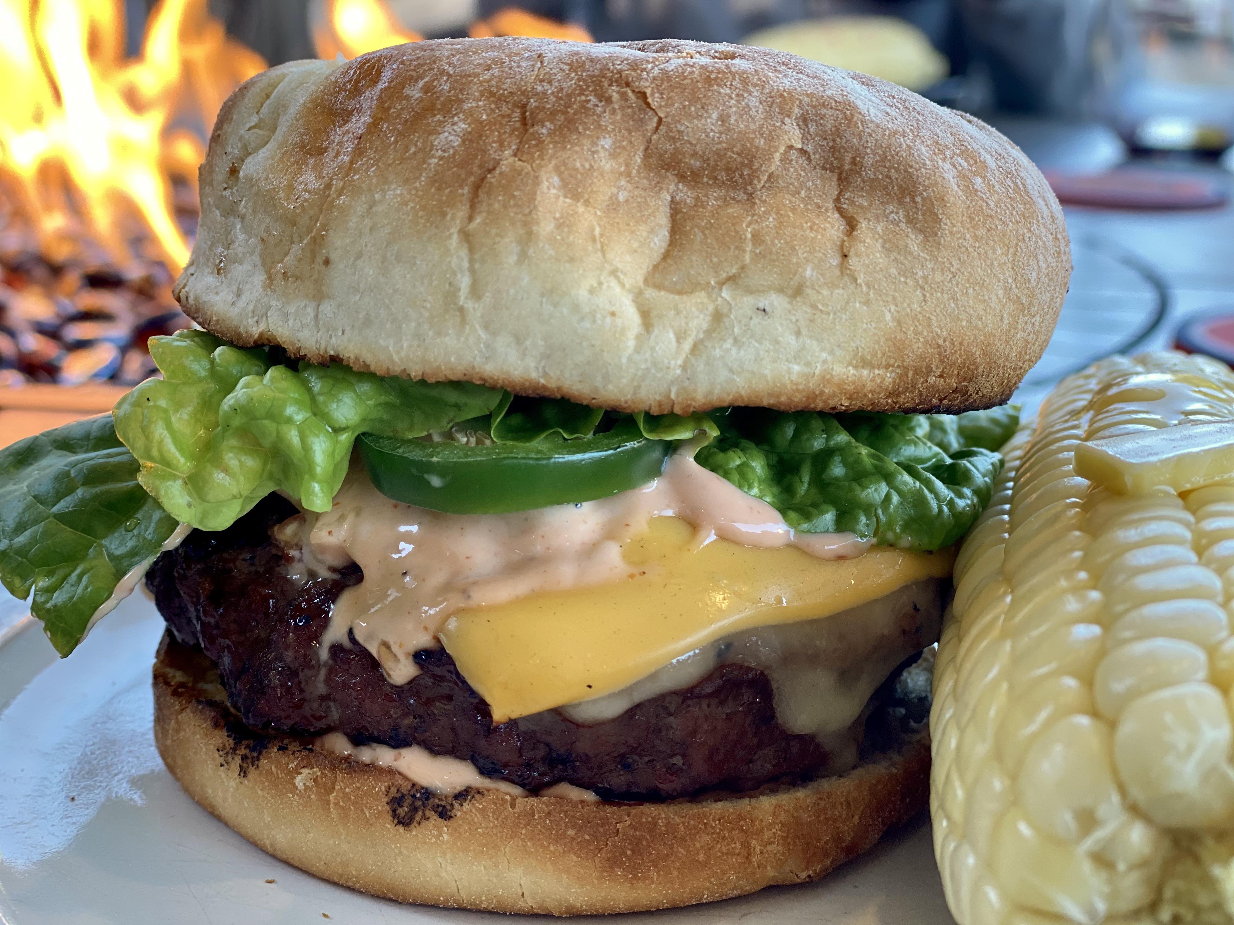 Homemade Burgers 🍔 and grilled 🌽 corn! | Scrolller