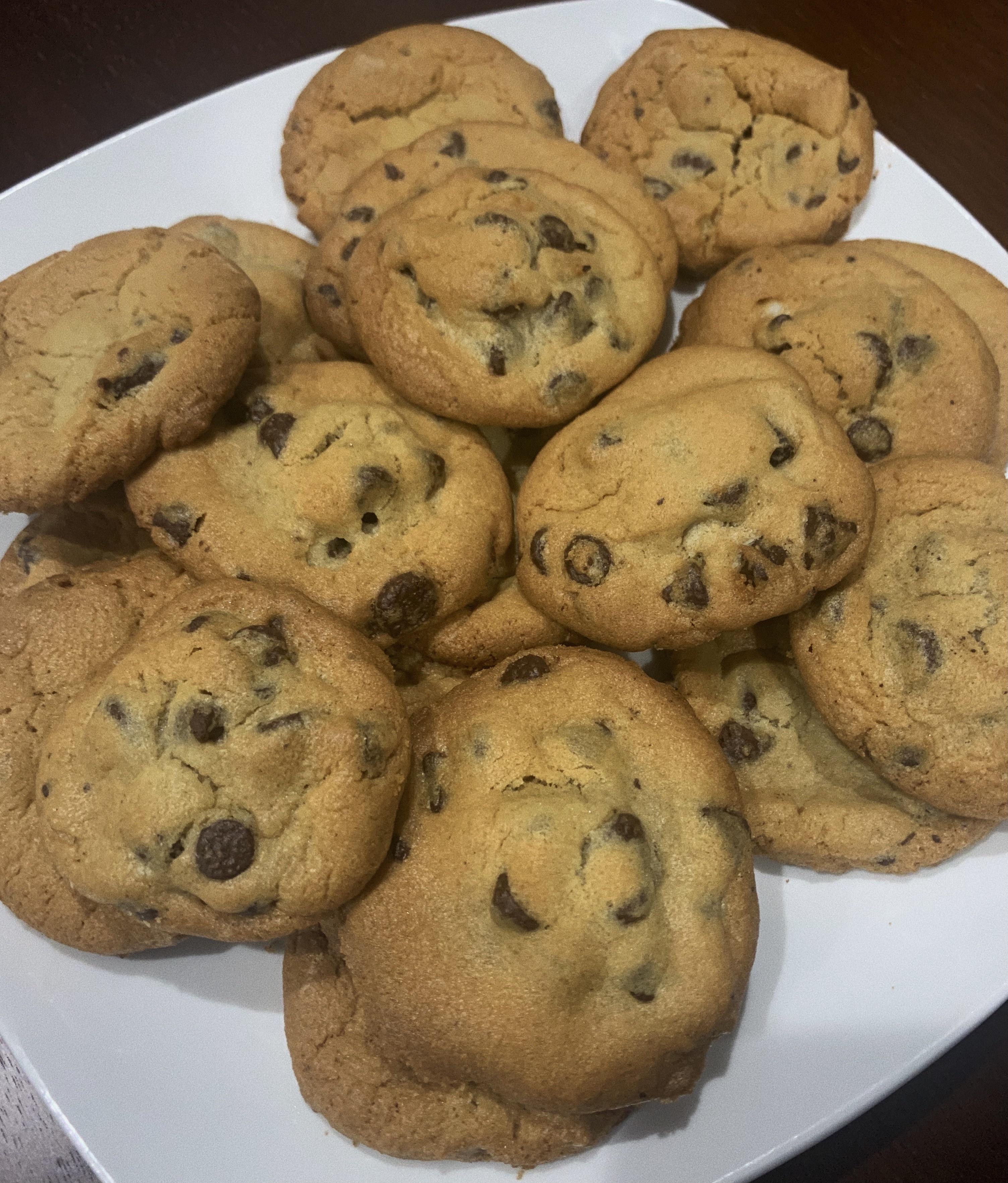[homemade] chocolate chip cookies stuffed w oreos | Scrolller