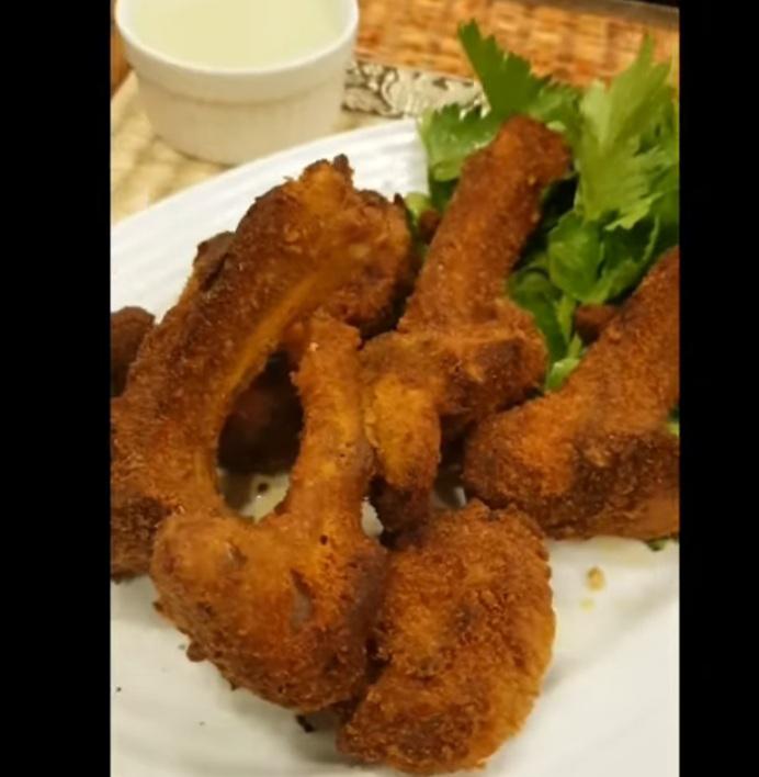 Homemade crispy crumbs coated mutton chops | Scrolller