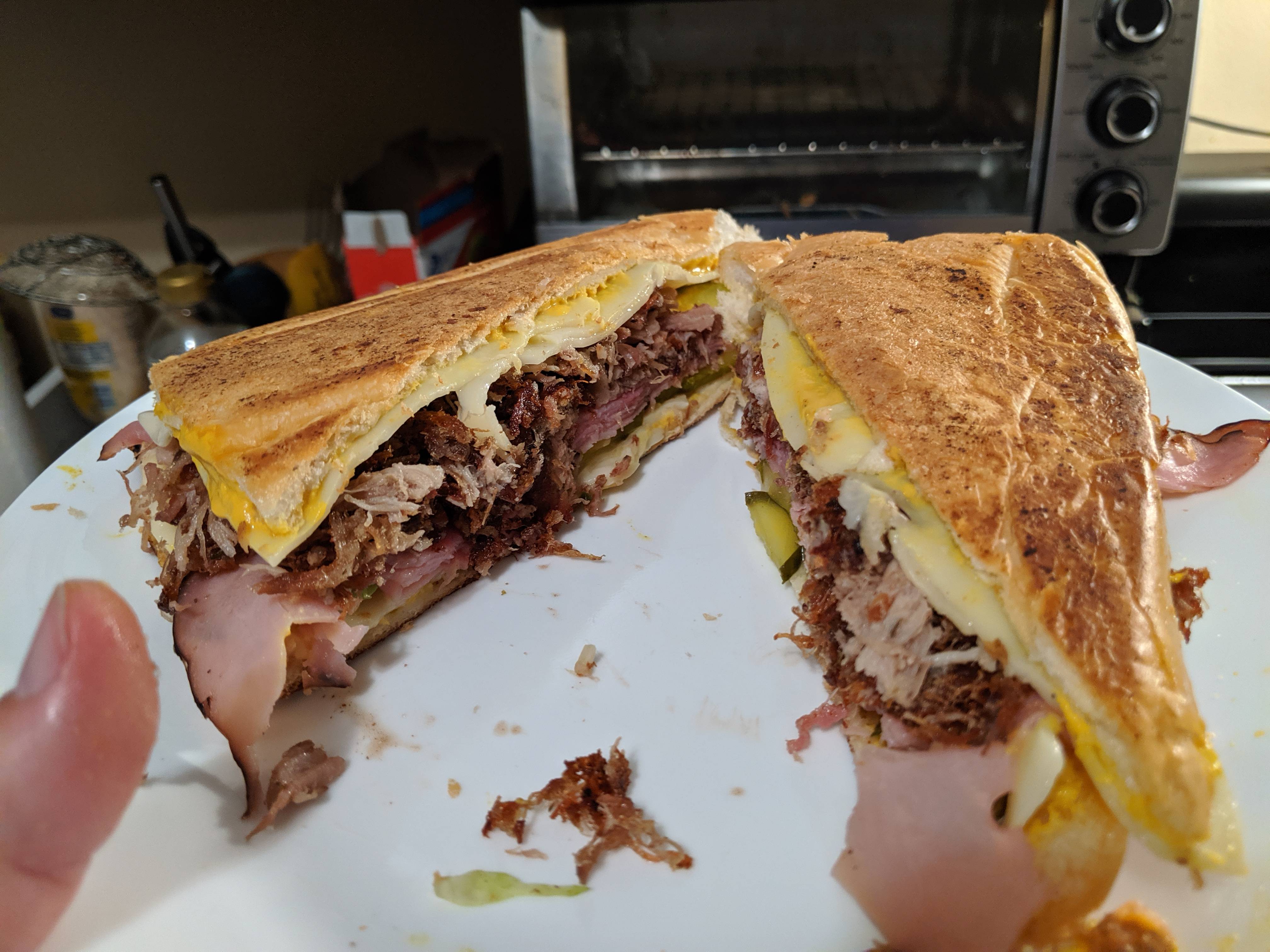 Discover more like Eatsandwiches: Homemade Cuban with 24 hr sous vide pork belly and authentic ...