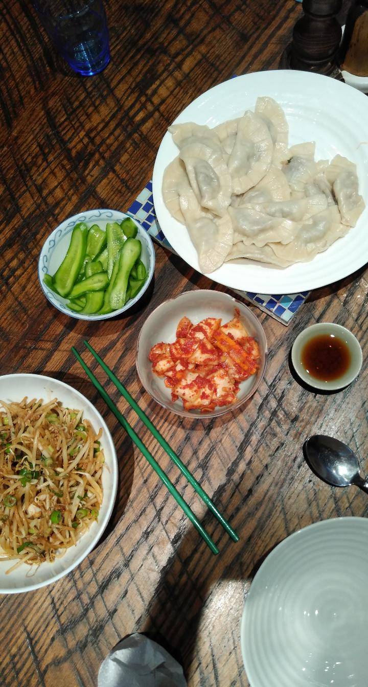 Homemade mandu with banchan | Scrolller