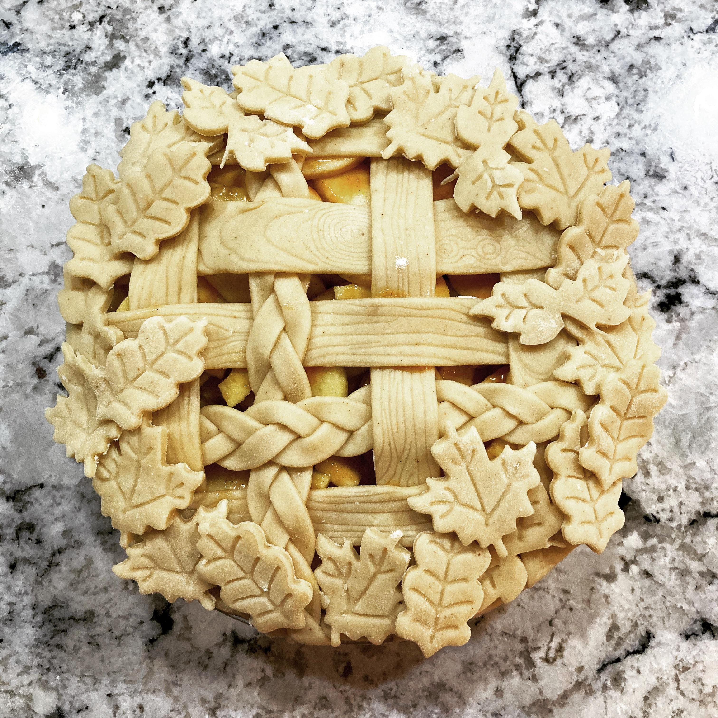 [Homemade] Salted caramel apple pie with bacon fat crust | Scrolller