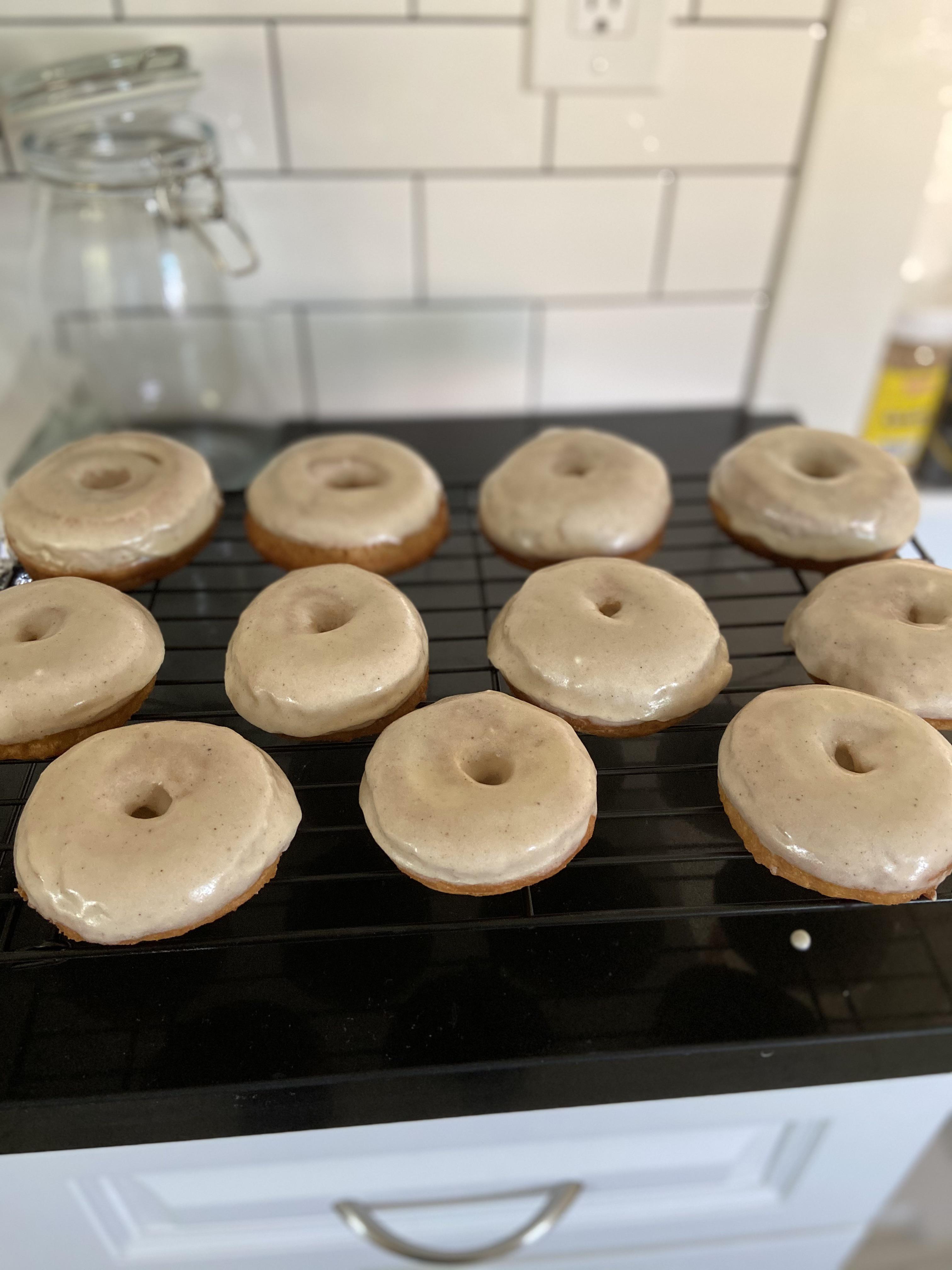 [homemade] sour cream donuts with maple brown butter glaze | Scrolller