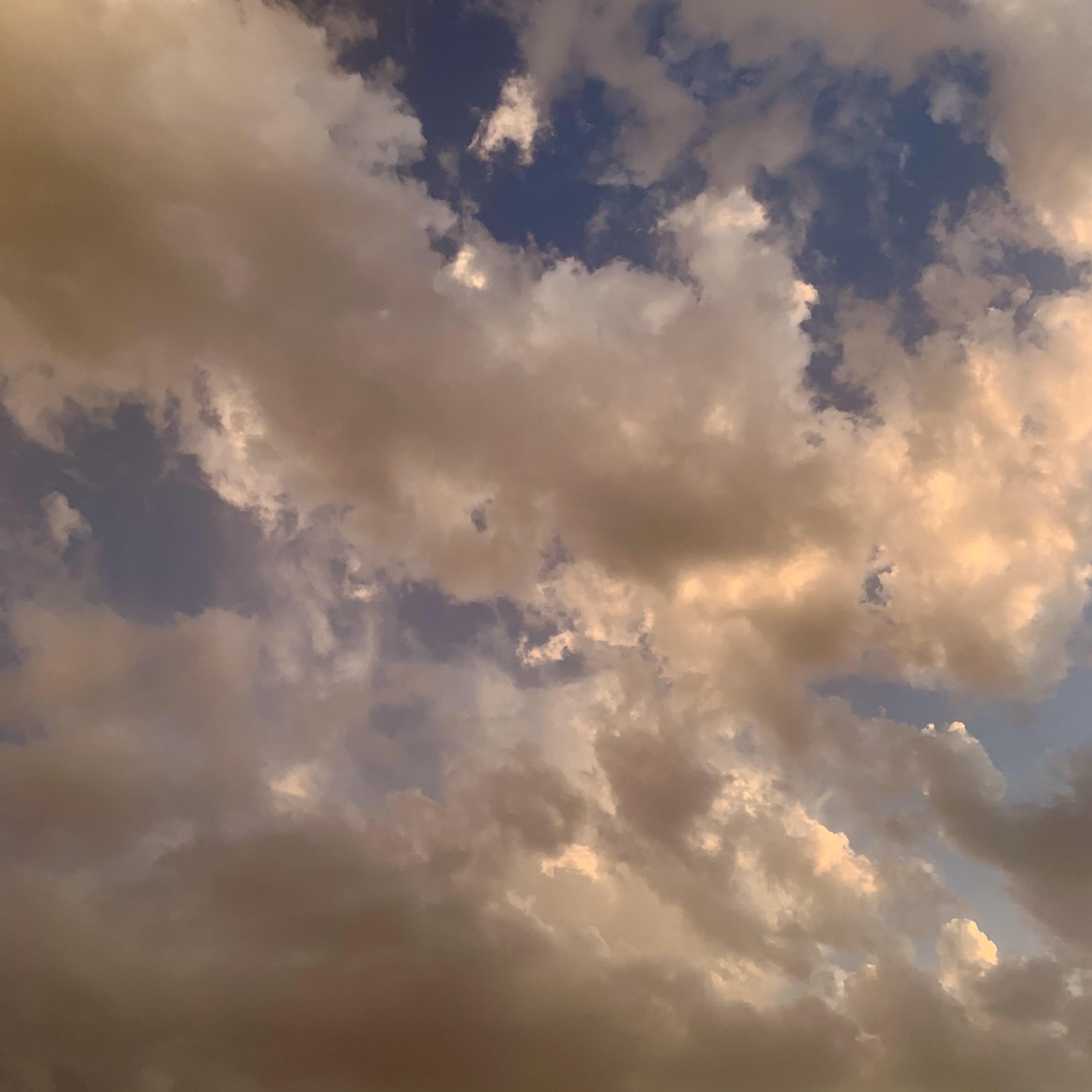 Hope this picture of clouds I took around a week ago in Manama brightens you up during these ...