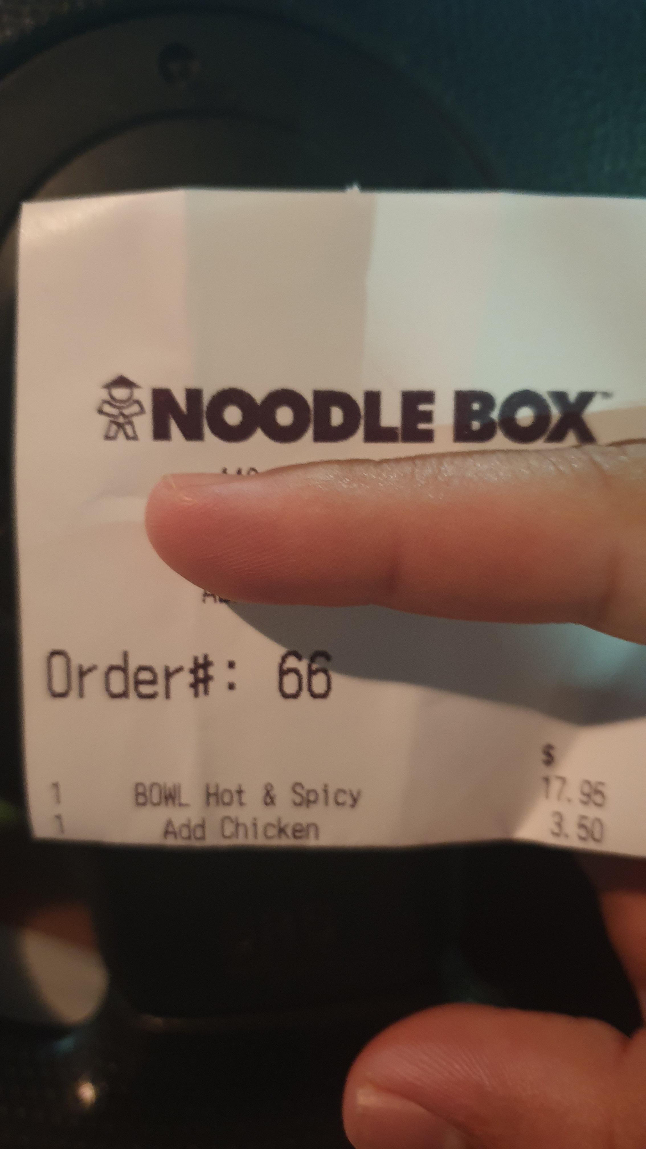 Hot and Spicy noodles with a side of extra crispy padawans. | Scrolller