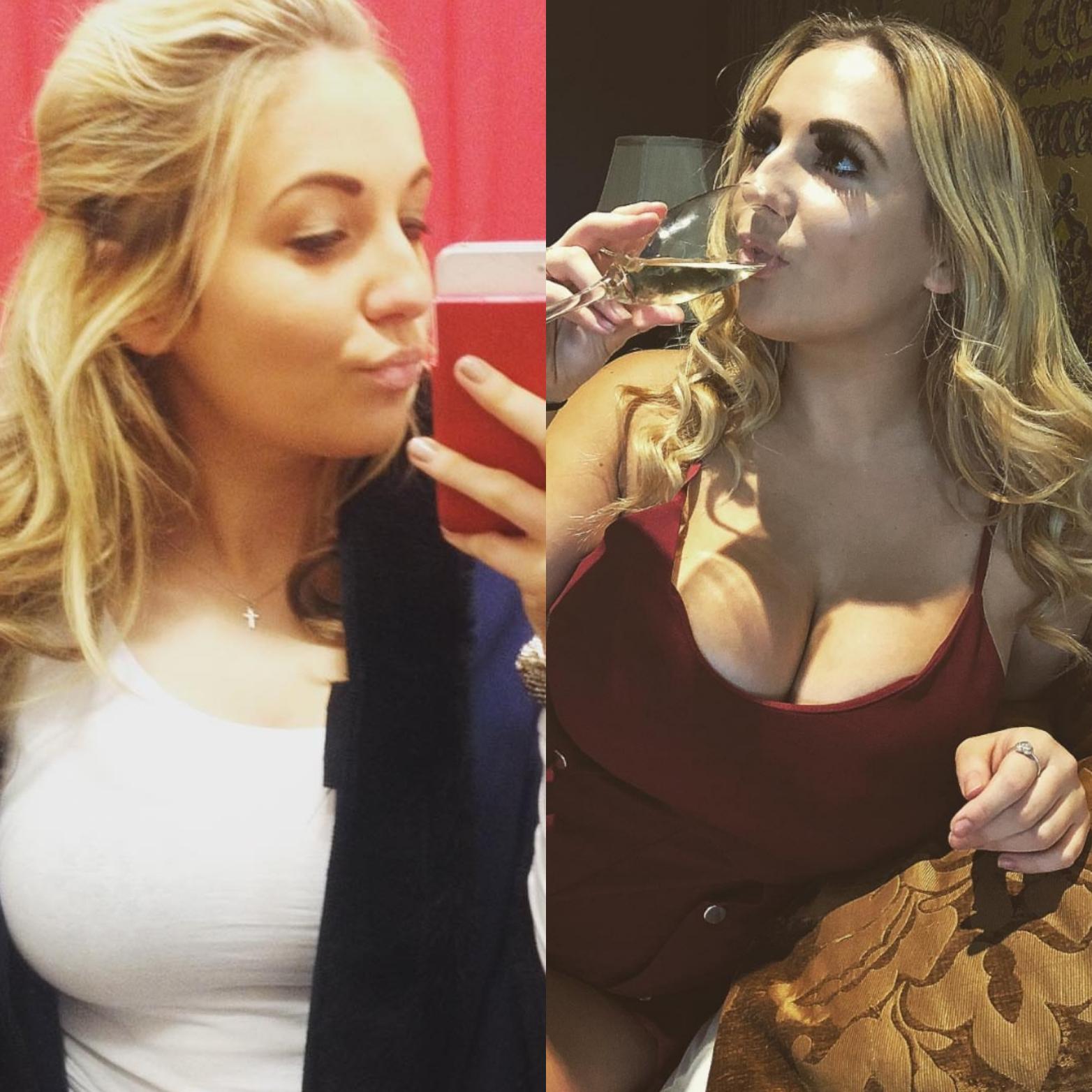 Hot, blonde, dumb and loves showing off how big she is growing | Scrolller