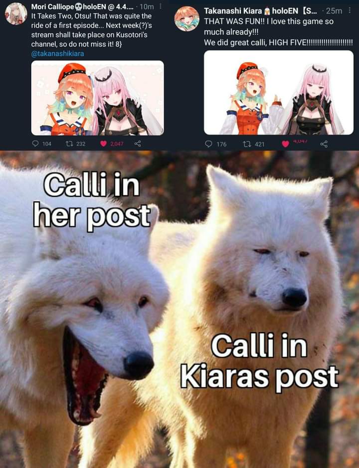 How Calli treat kiara | Scrolller