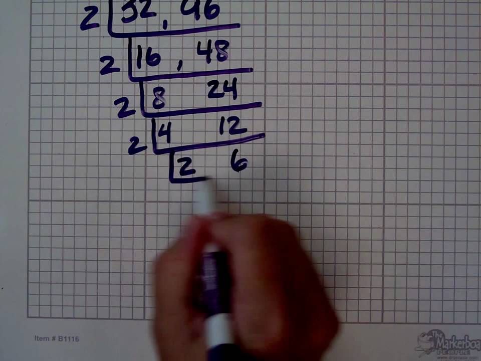 How do I make an upside-down division box for solving Least Common Multiples? | Scrolller