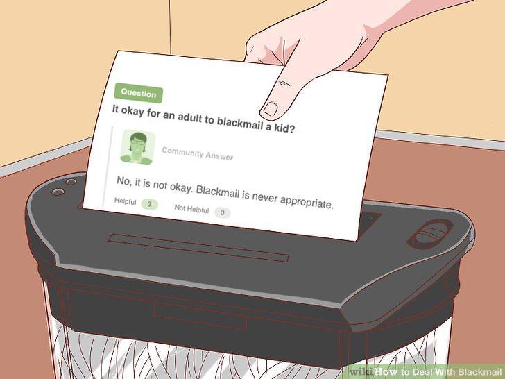 How To Deal With Blackmail Scrolller