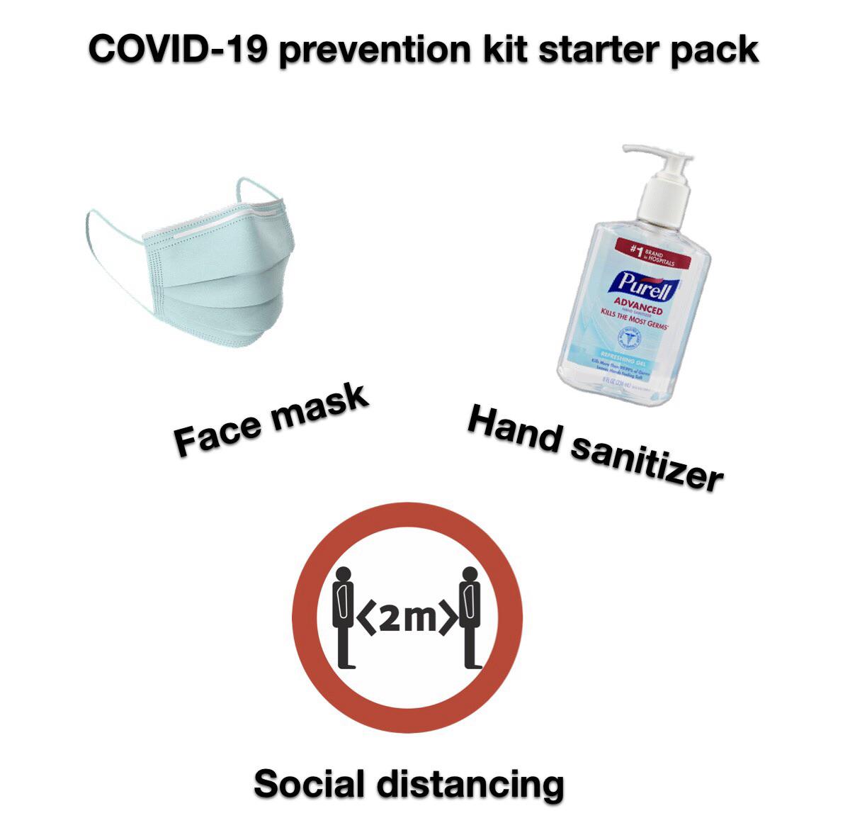 How to prevent COVID-19 starter pack | Scrolller