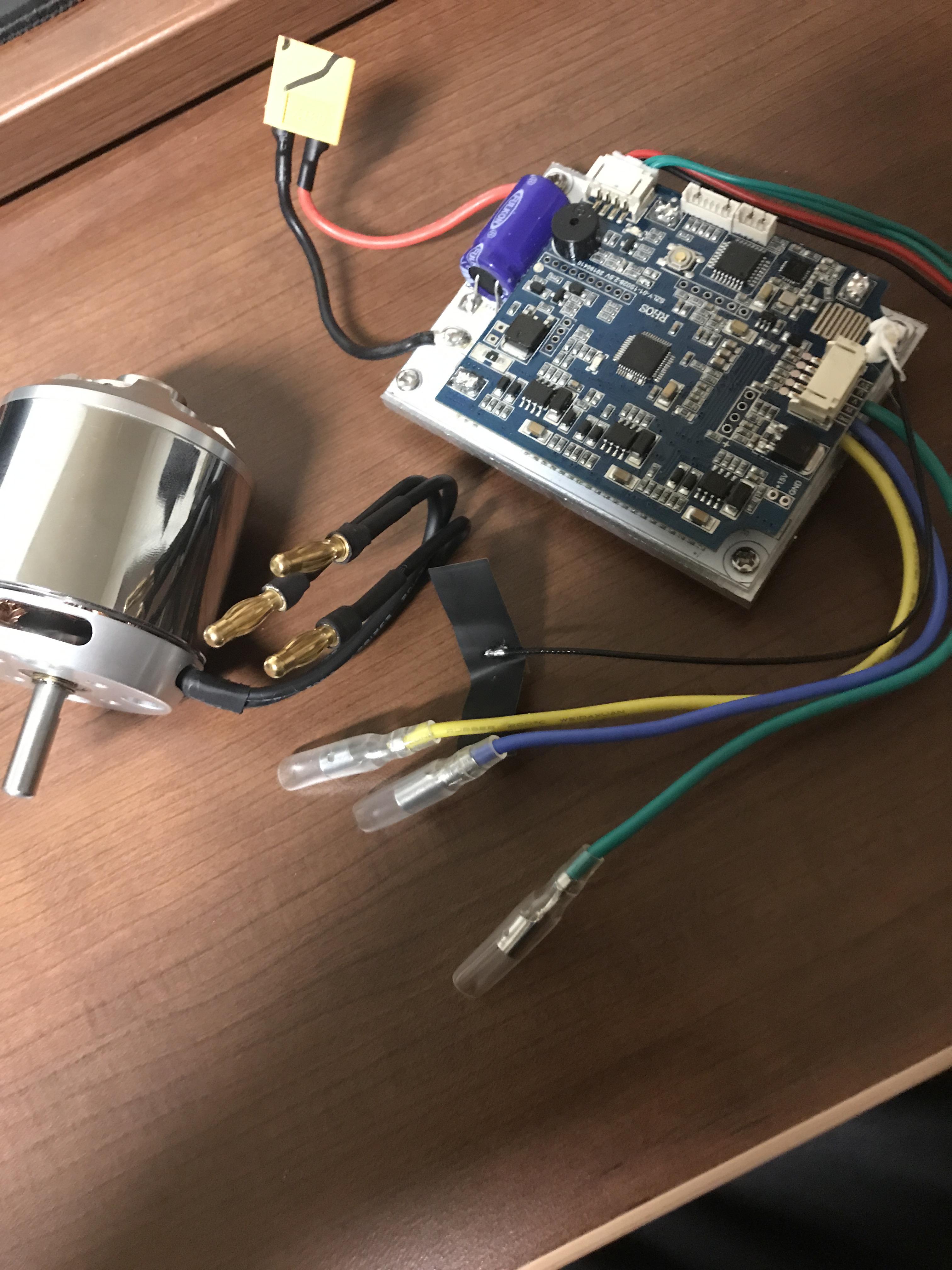 How to wire motor/ESC for electric skateboard? | Scrolller