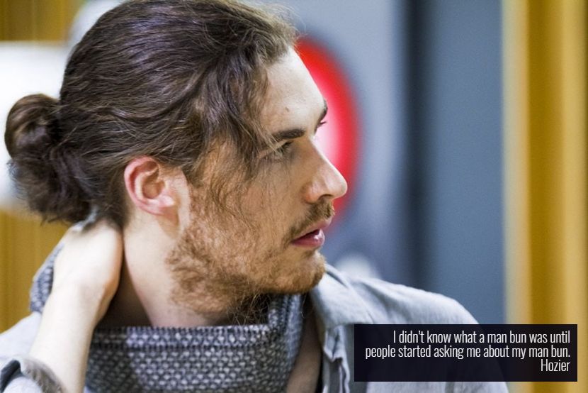 Hozier about his man bun. When the world was full of discoveries and valuable questions 🤦‍♀️😅 ...