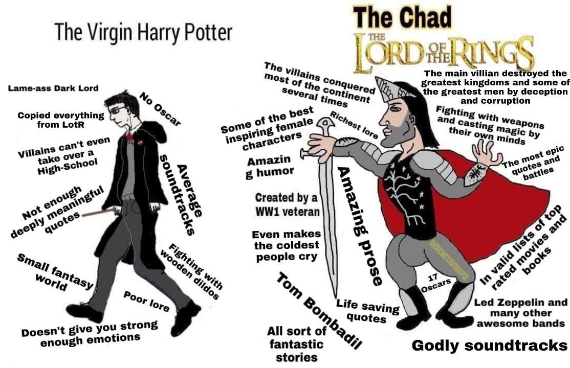 HP is a good. But LotR is legendary. | Scrolller