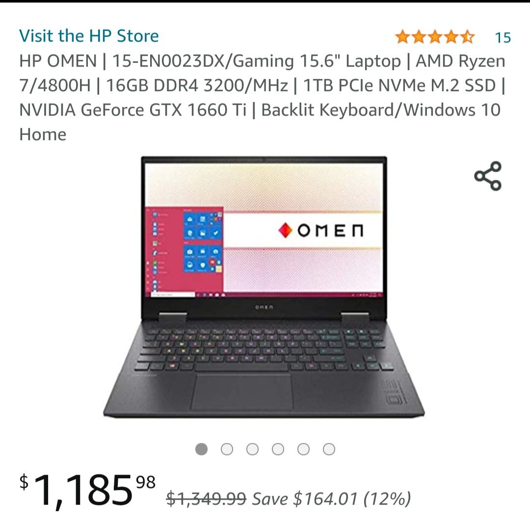 hp omen 15 or lenovo legion 5 | Scrolller