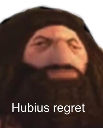 Hubius regret | Scrolller