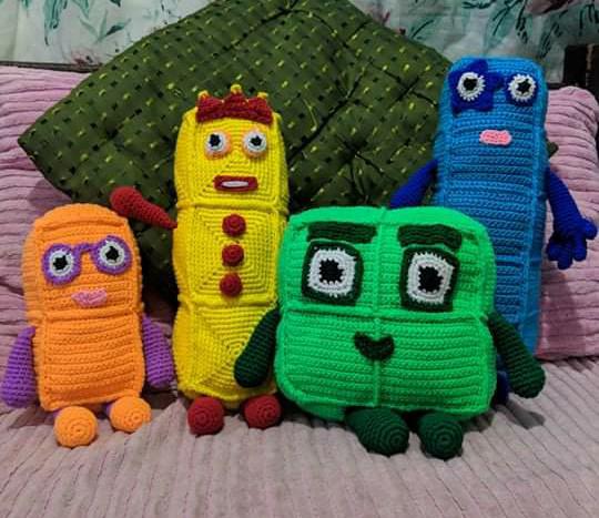 Huggable NumberBlocks Crochet Doll | Scrolller