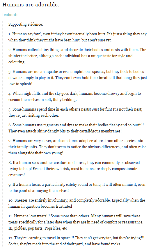 Humans are adorable | Scrolller